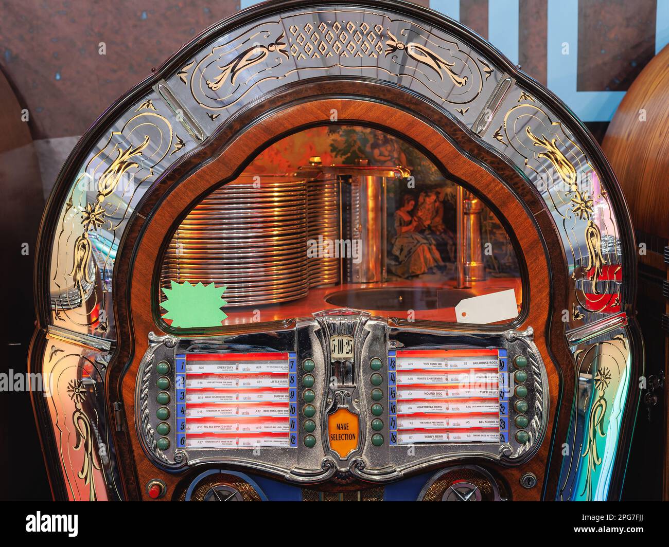Details of Retro Jukebox: Music and Dance in the 1940s and 1950s Stock ...