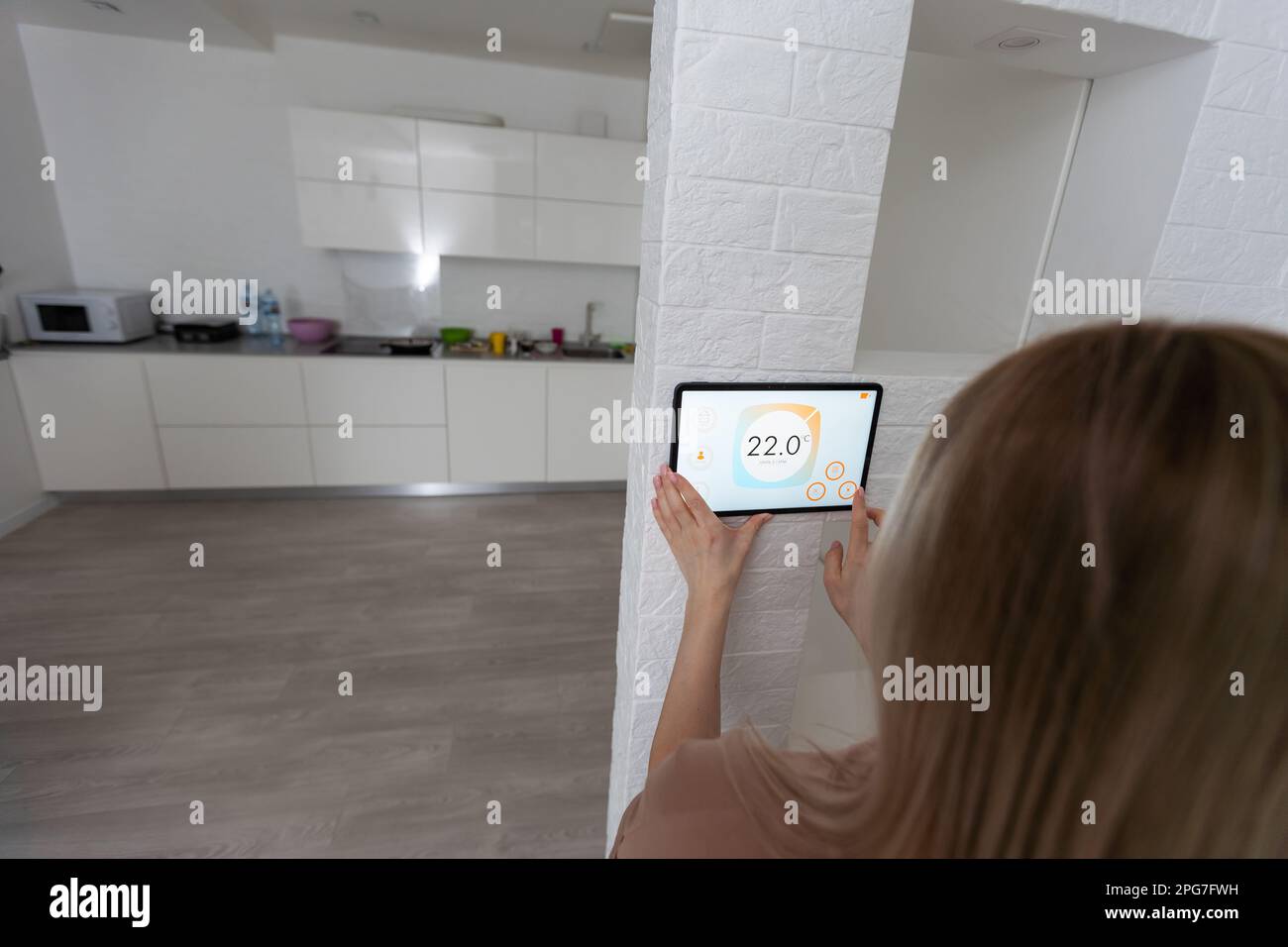 Controlling home with a digital touch screen panel installed on the ...