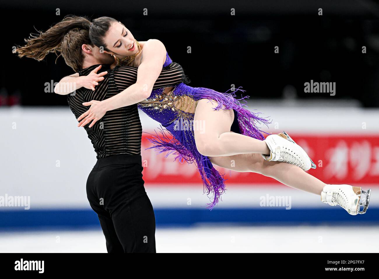 Caroline GREEN & Michael PARSONS (USA), during Ice Dance Practice, at ...