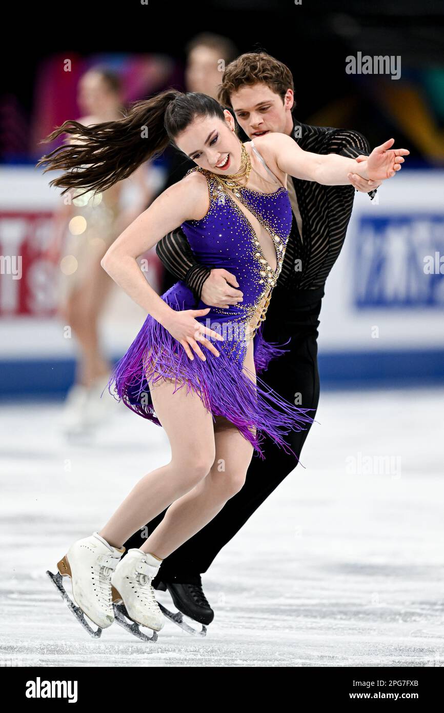 Caroline GREEN & Michael PARSONS (USA), during Ice Dance Practice, at ...