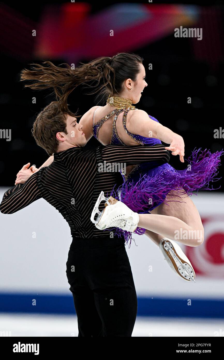Caroline GREEN & Michael PARSONS (USA), during Ice Dance Practice, at ...