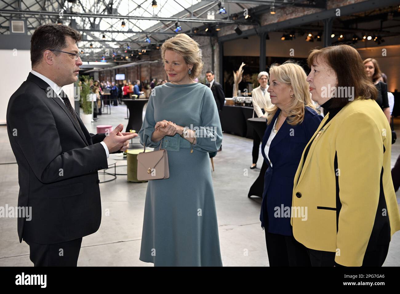 Anderlecht, Brussels, 21 March 2023. European Commissioner Janez ...