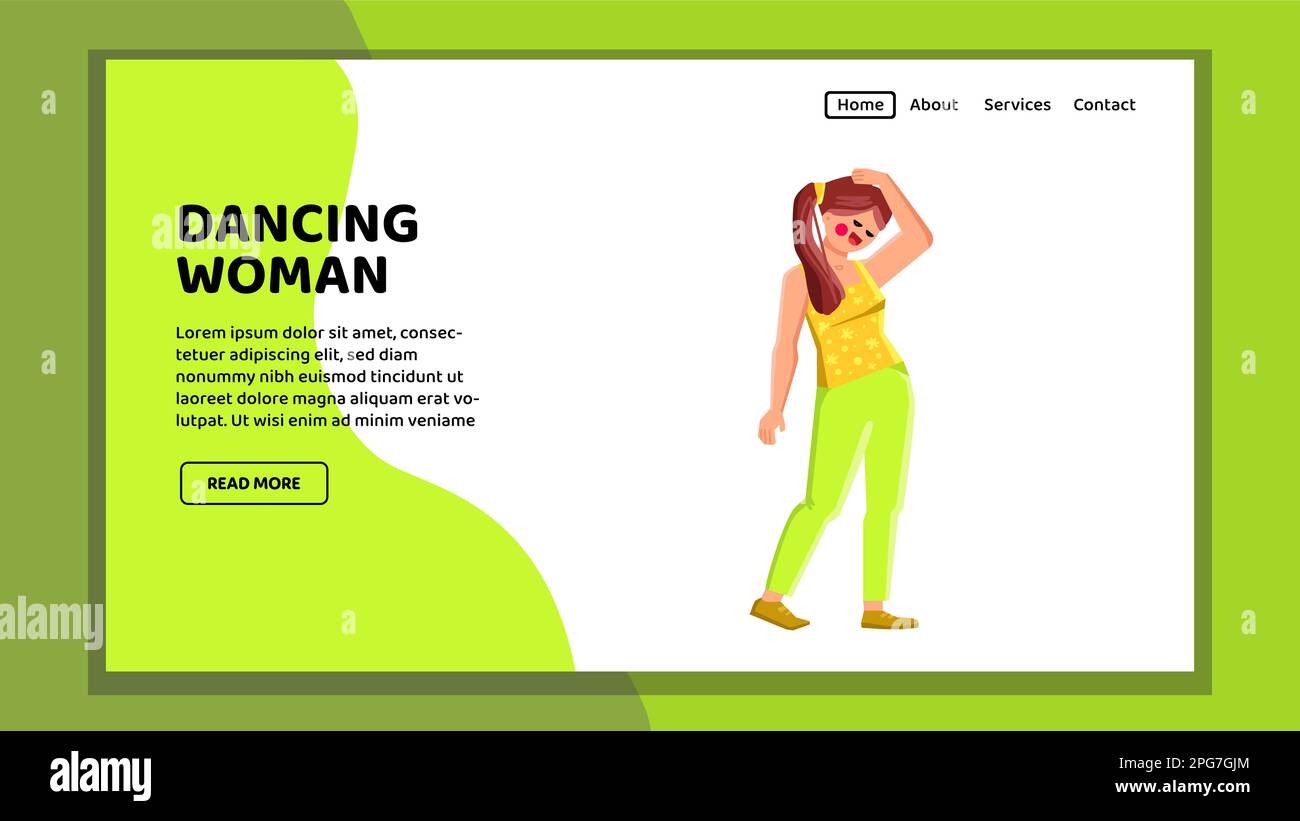 dancing woman vector Stock Vector Image & Art - Alamy