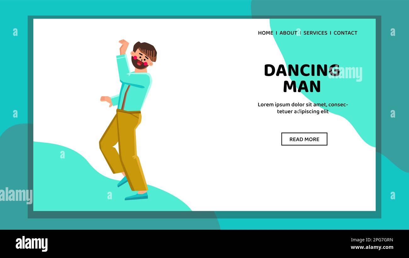 dancing man vector Stock Vector Image & Art - Alamy