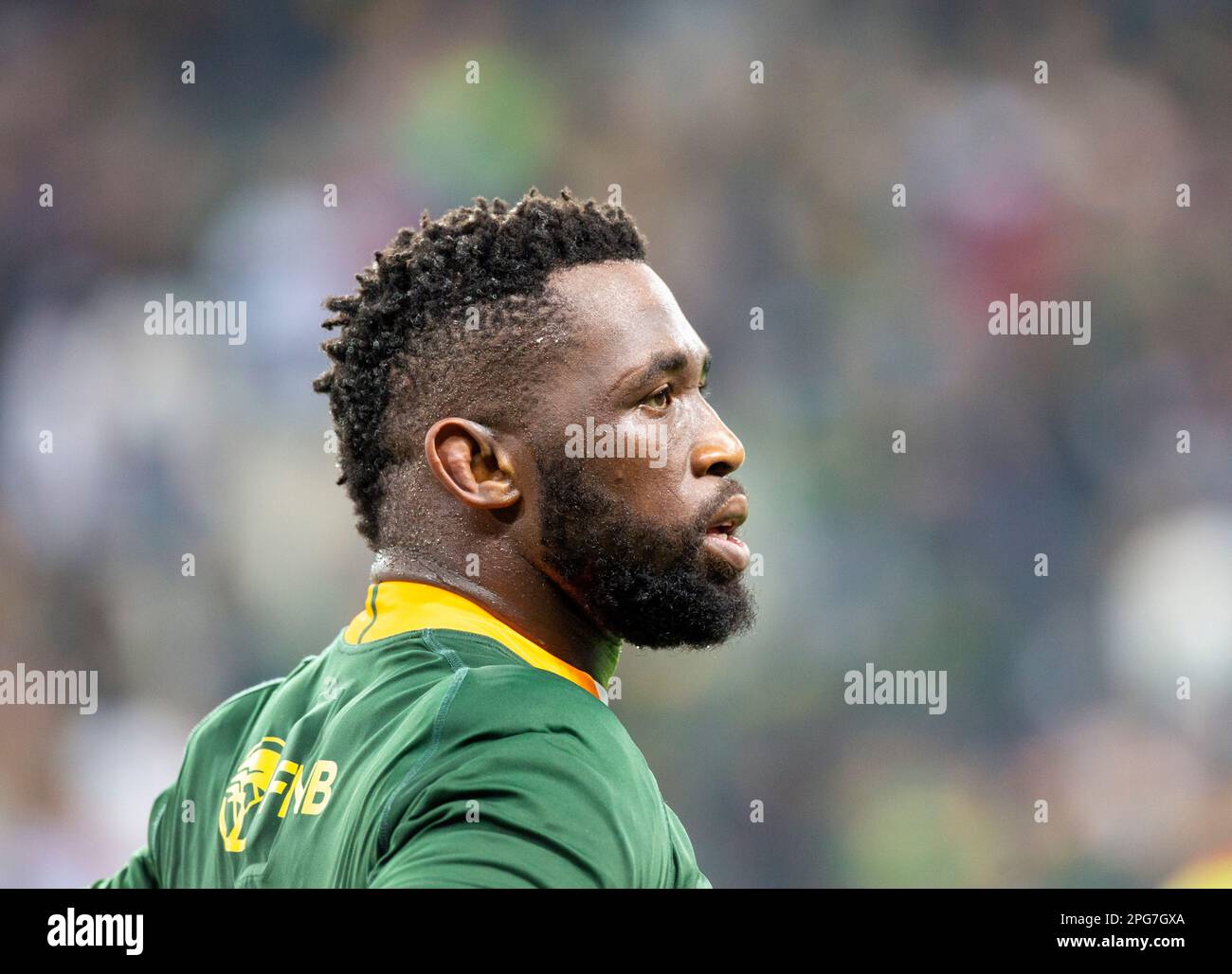 Siya Kolisi at the Castle Lager Rugby Championship in Mbombela ...