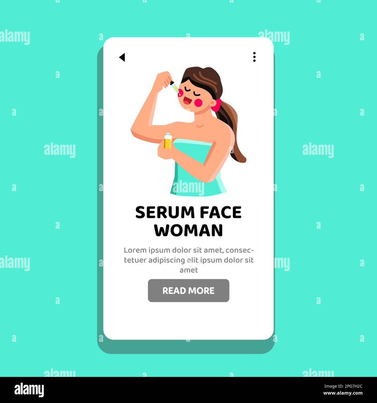 serum face woman vector Stock Vector Image & Art - Alamy