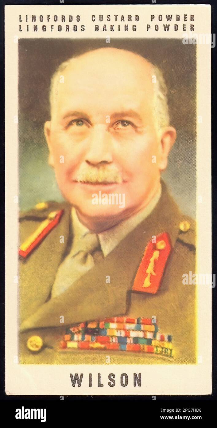 Field marshal wilson hi-res stock photography and images - Alamy