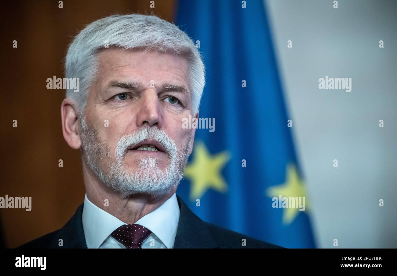 Berlin, Germany. 21st Mar, 2023. Petr Pavel, President of the Czech ...