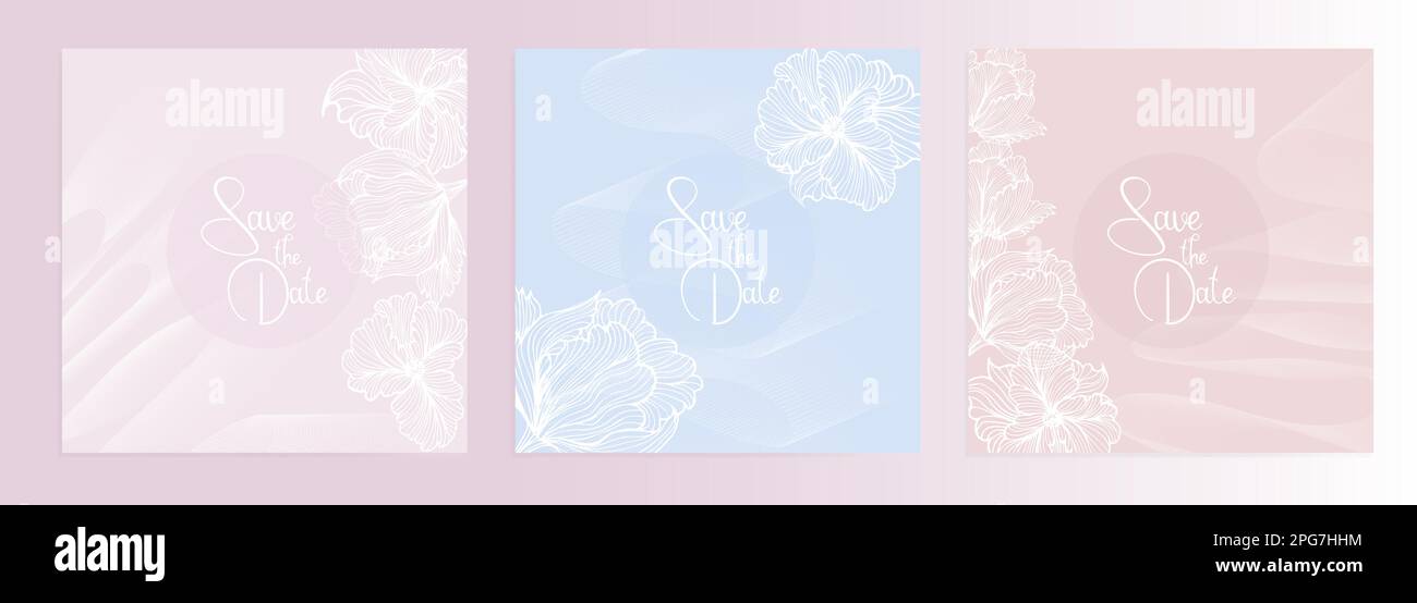 Elegant, gentle frame, template, floral background, floral monogram ...