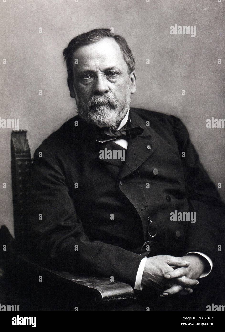 A portrait photograph of Louis Pasteur, by Nadar Stock Photo - Alamy