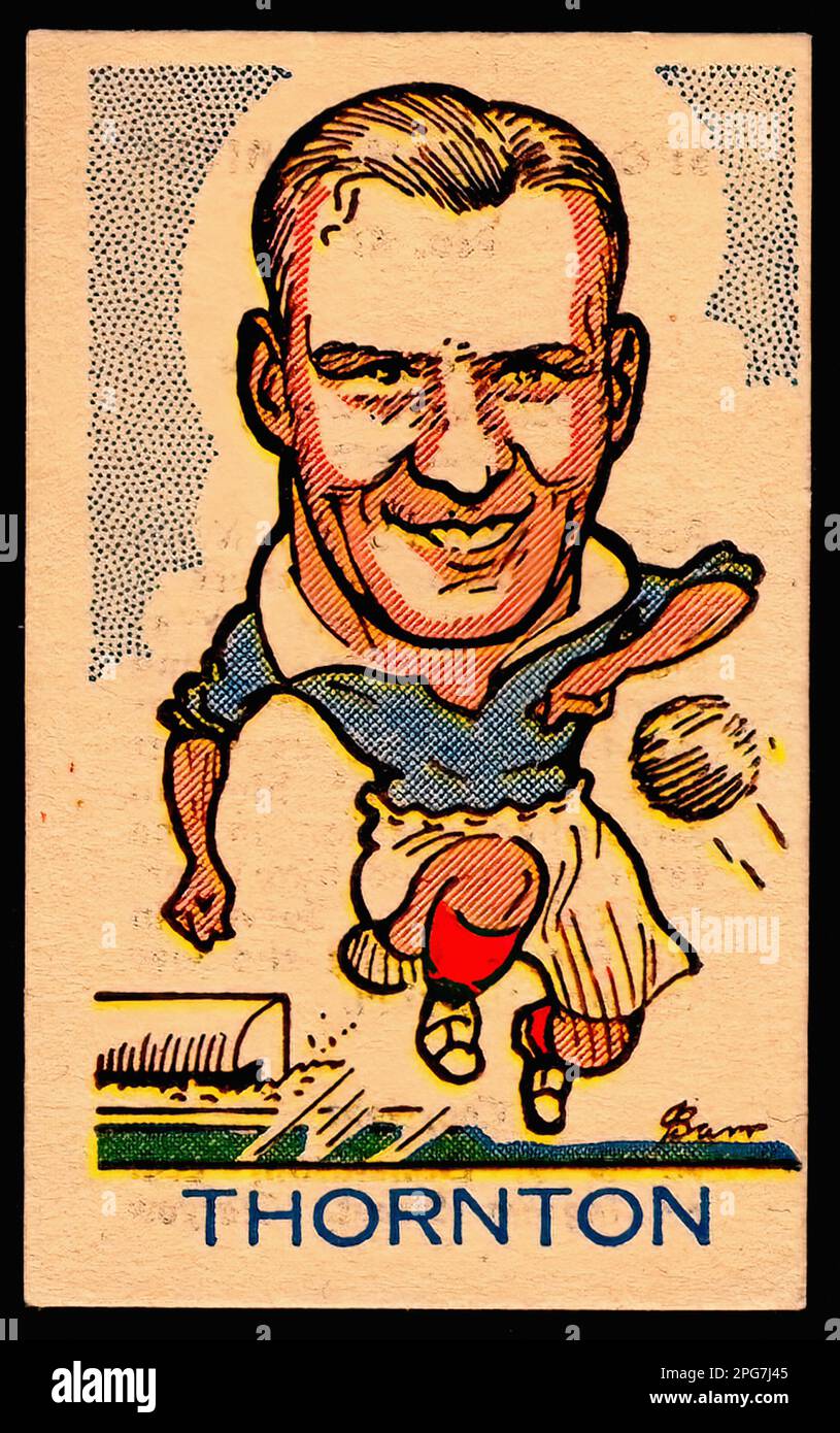Portrait of Willie Thornton, Rangers F.C. - Vintage British Trade Card ...
