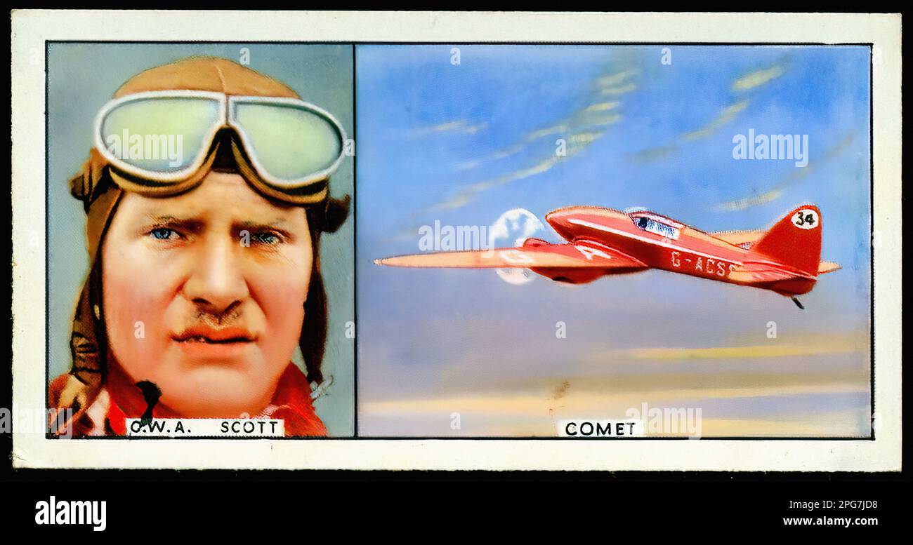 Portrait of Charles William Anderson Scott - Vintage Cigarette Card ...