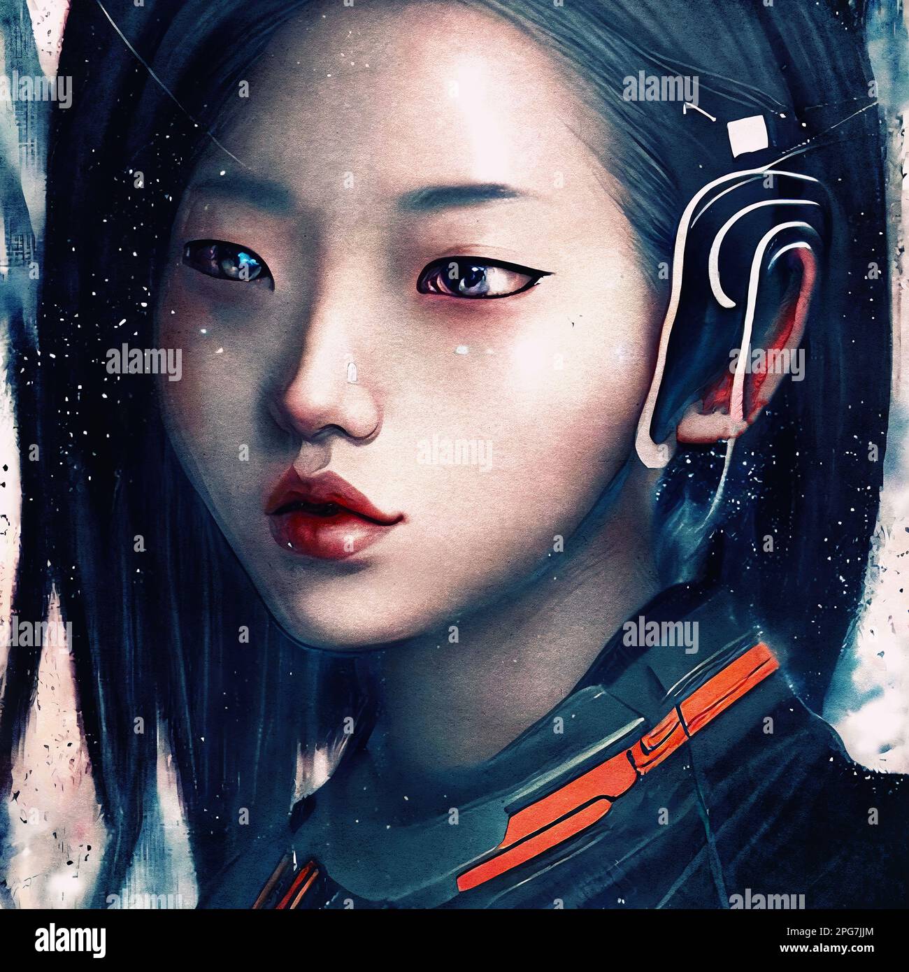 Anime girl ai hi-res stock photography and images - Alamy