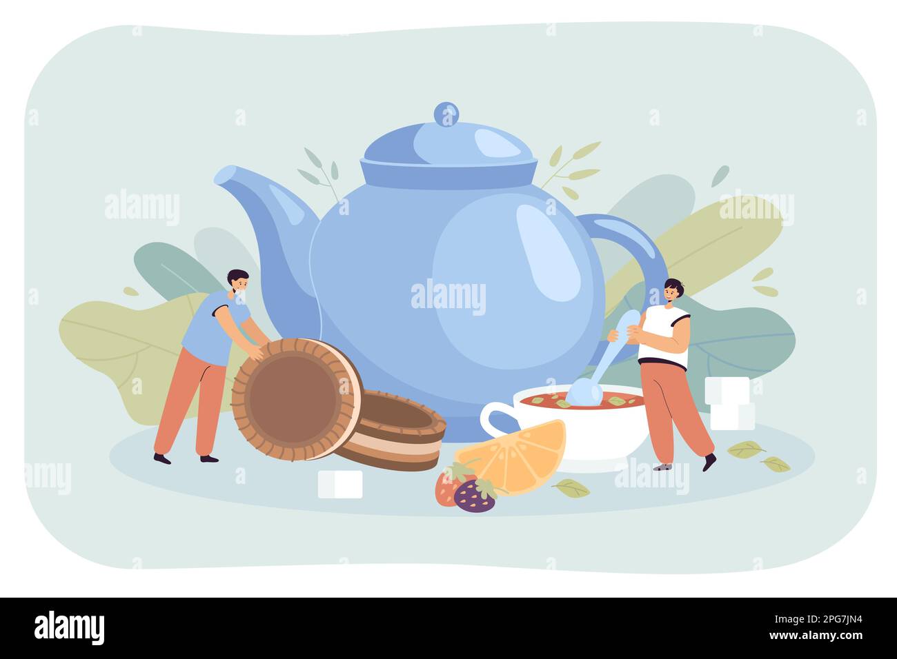 Mixing together sugar Stock Vector Images - Alamy