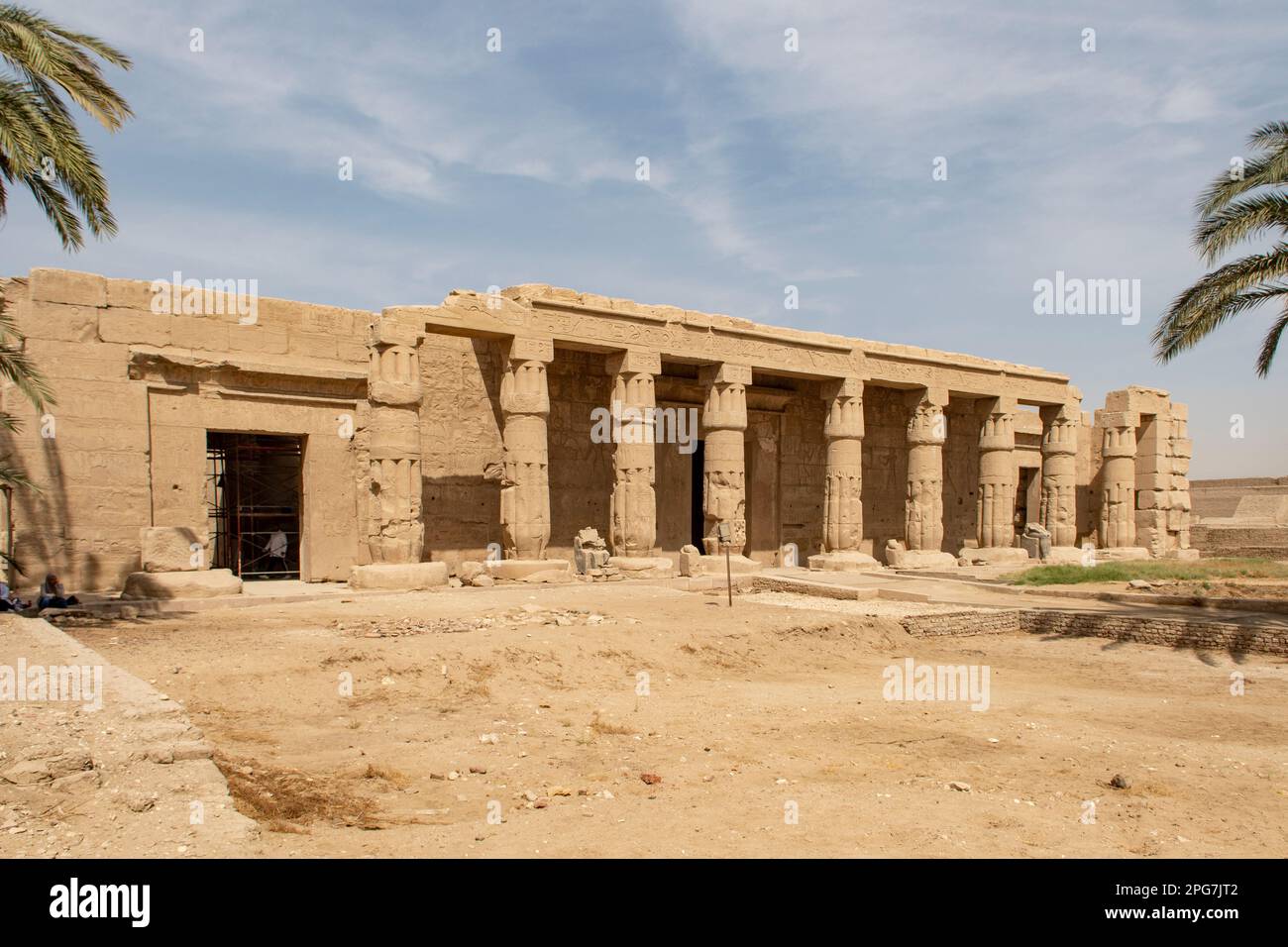 Mortuary Temple of Seti I, near Luxor, Egypt Stock Photo - Alamy