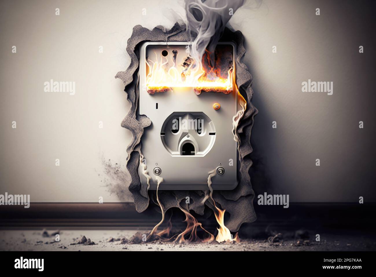 House electrical fire hazard hi-res stock photography and images - Alamy