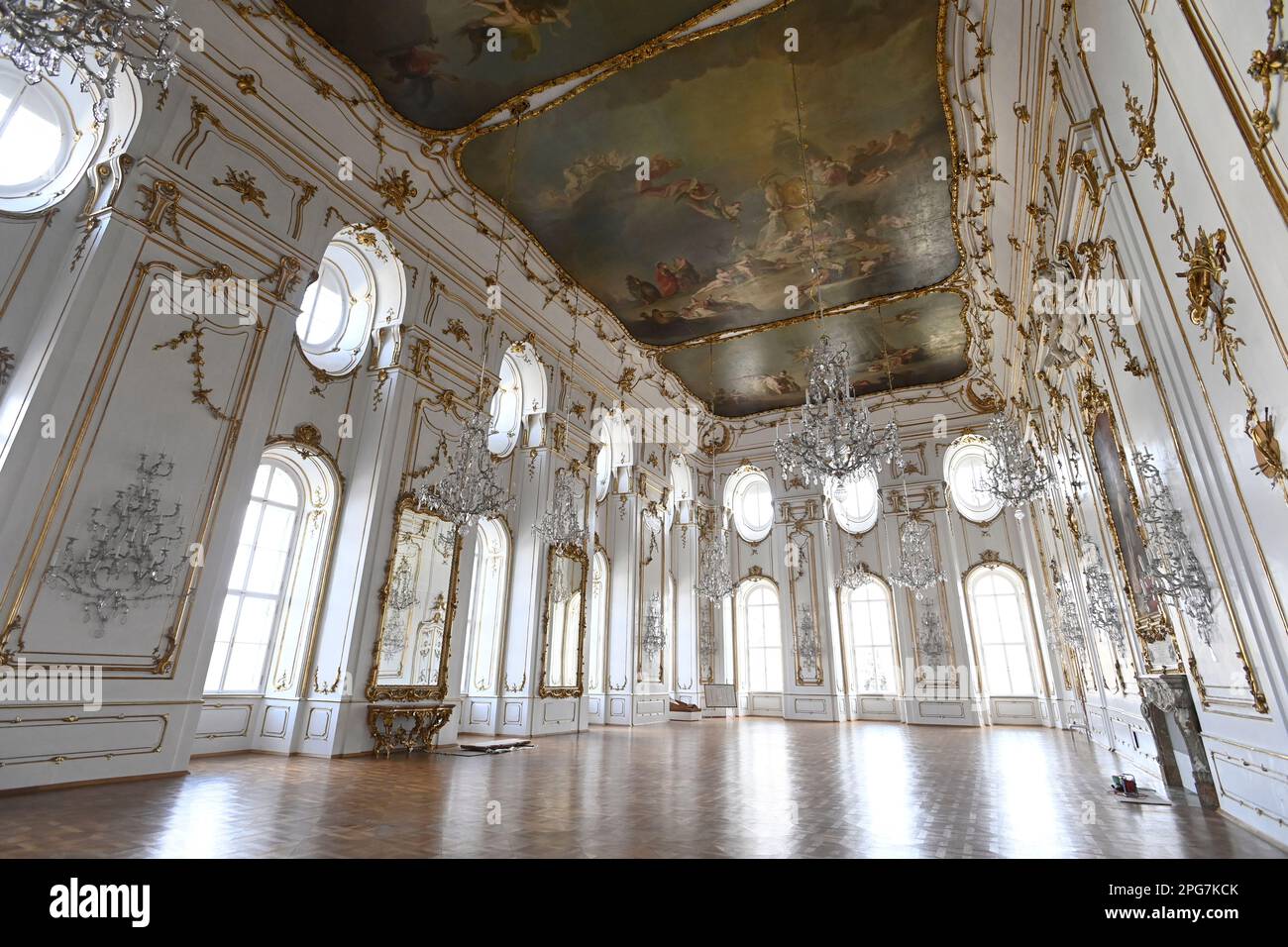 Kromeriz, Czech Republic. 21st Mar, 2023. The restored grand Assembly ...