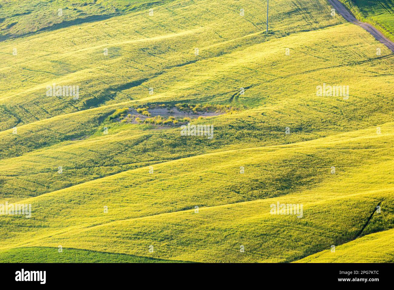 Fields with landscape patterns Stock Photo - Alamy