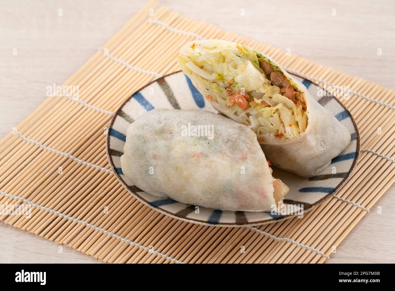 Delicious popiah, lumpia, Taiwanese spring roll for traditional Tomb ...