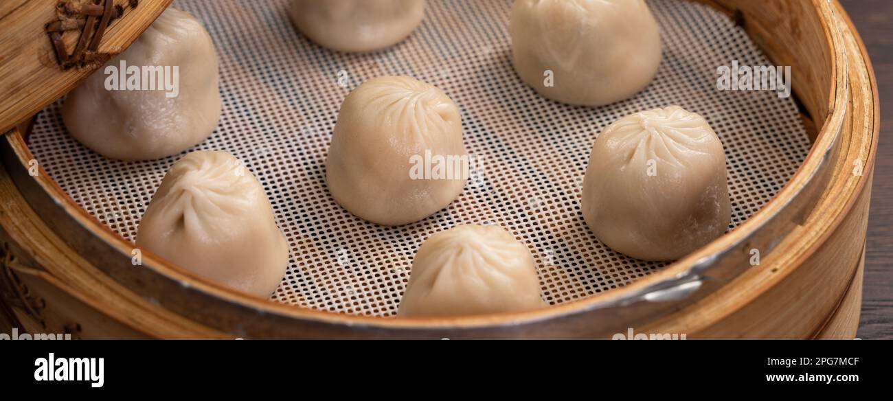 Steamed pork soup dumplings named Xiao long bao in Taiwan, Taiwanese ...