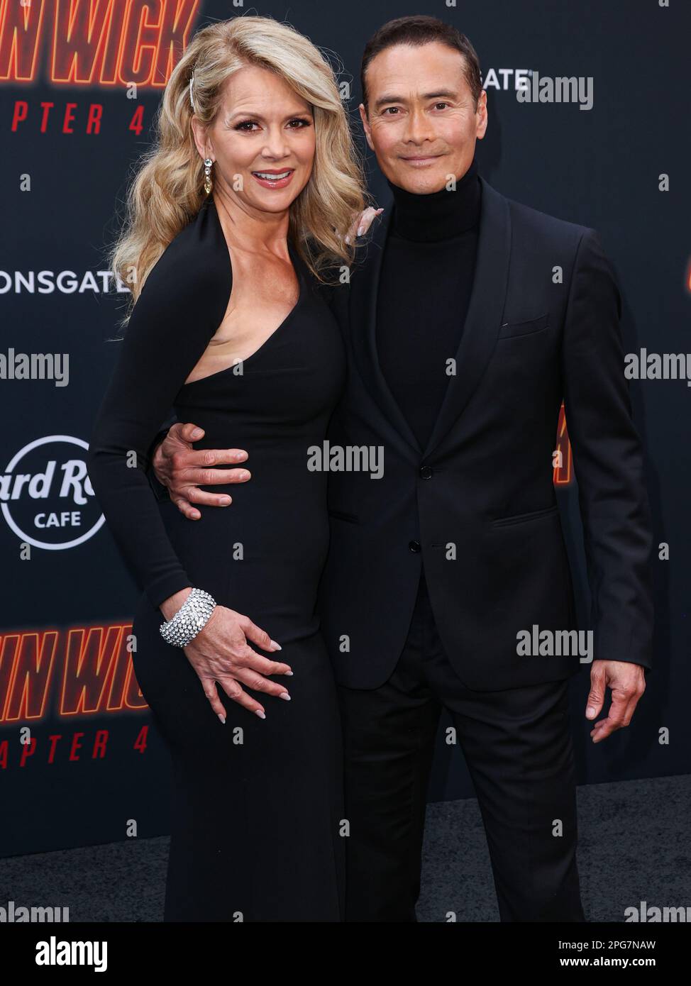 HOLLYWOOD, LOS ANGELES, CALIFORNIA, USA - MARCH 20: Julie Condra and ...