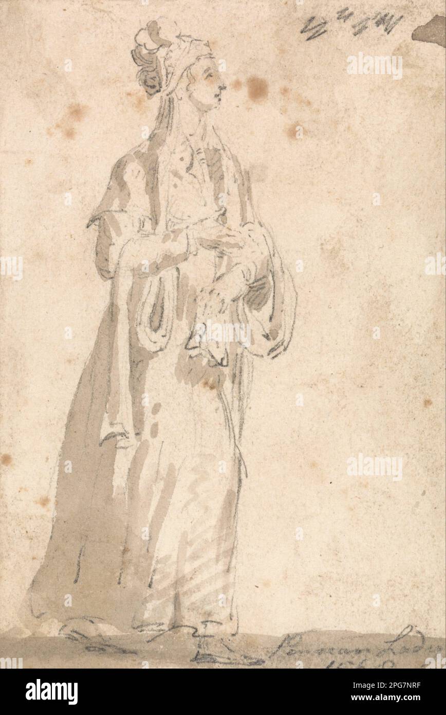 Figure Costume Study: Persian Lady in 1568 between 1793 and 1795 by ...