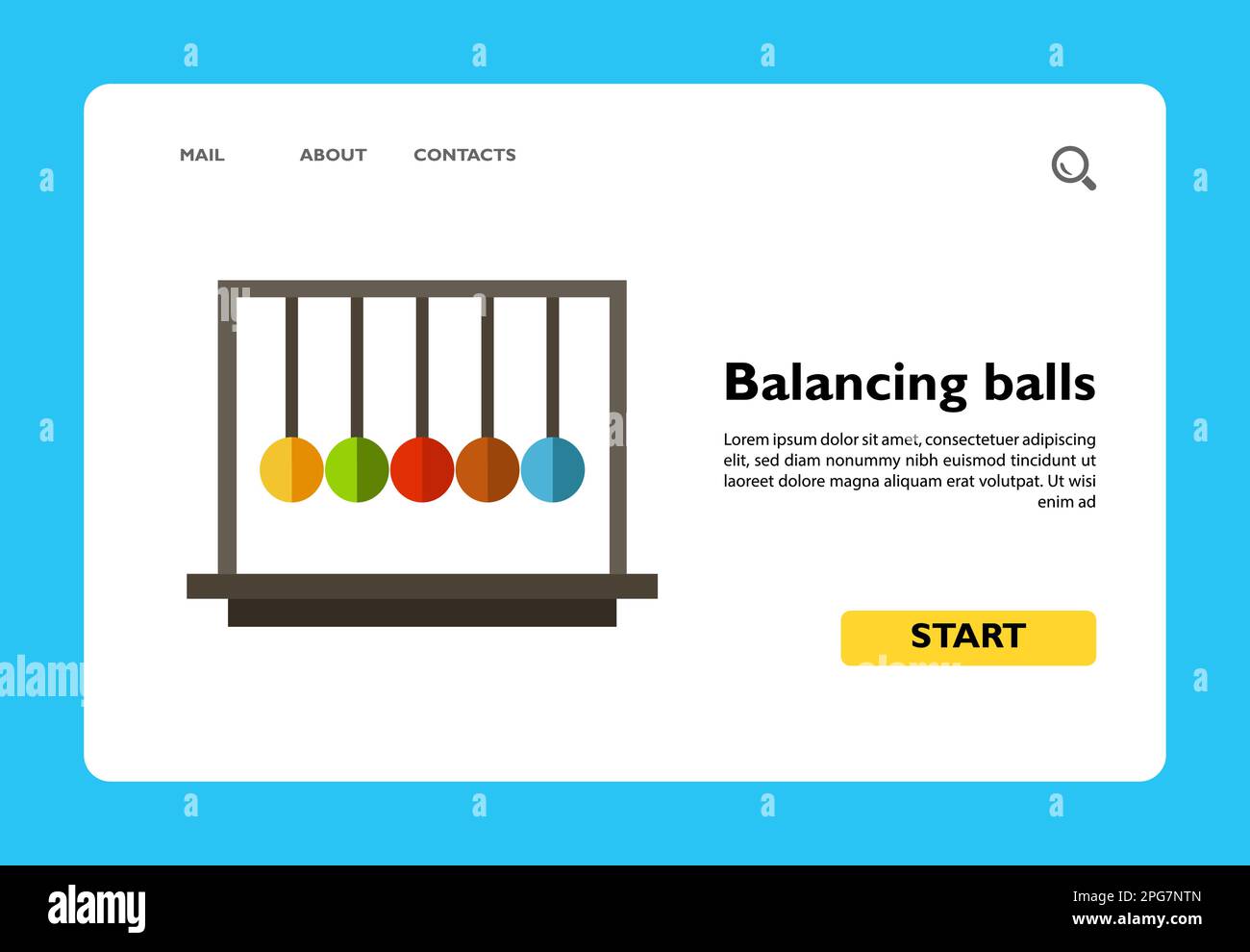 Balancing balls icon Stock Vector Image & Art - Alamy