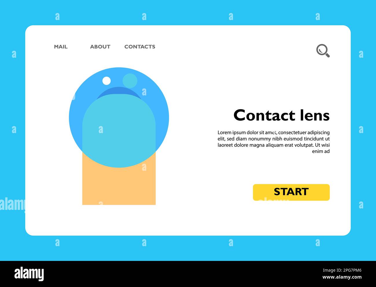 Inserting lens Stock Vector Images - Alamy