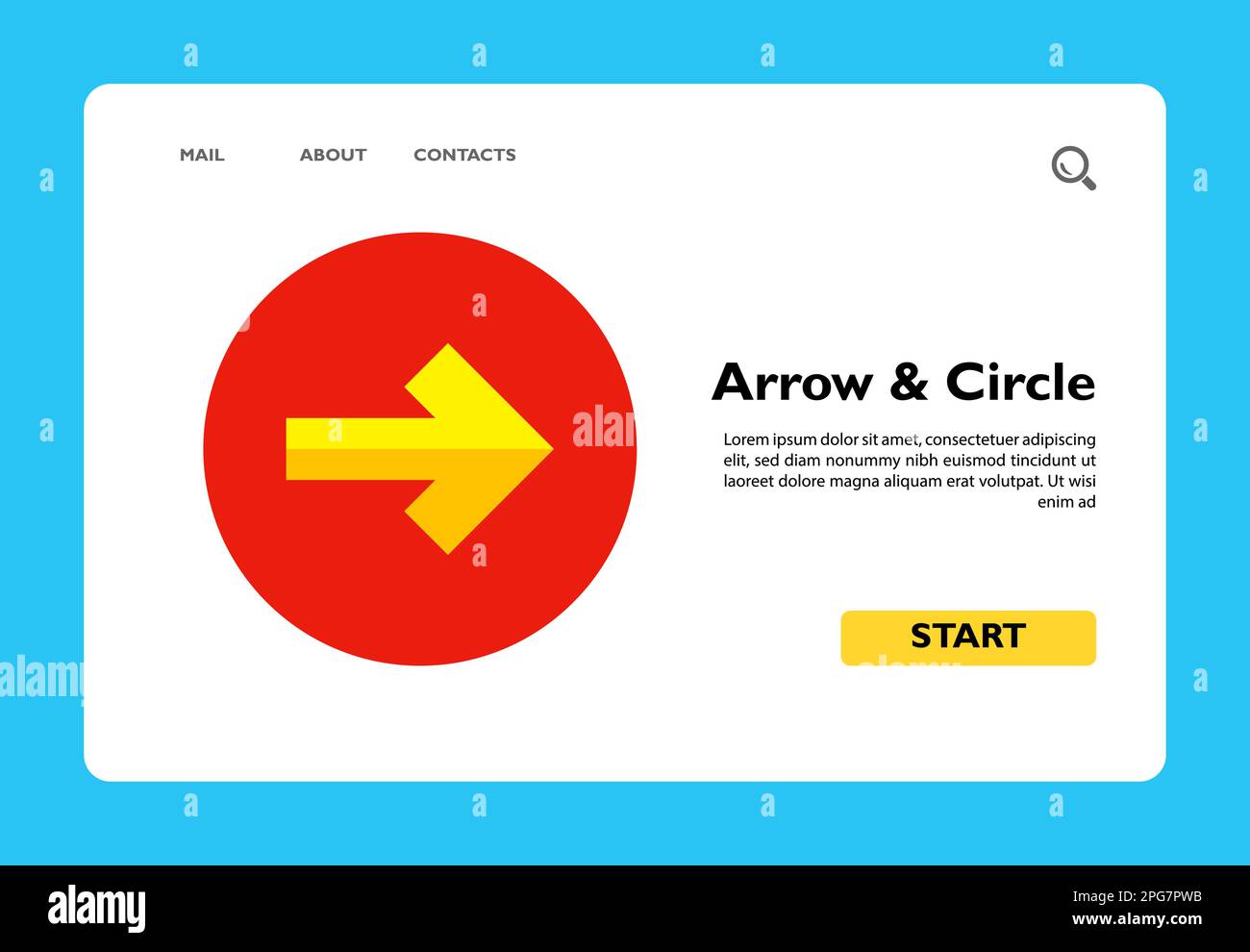 Arrow sign showing way Stock Vector Images - Alamy