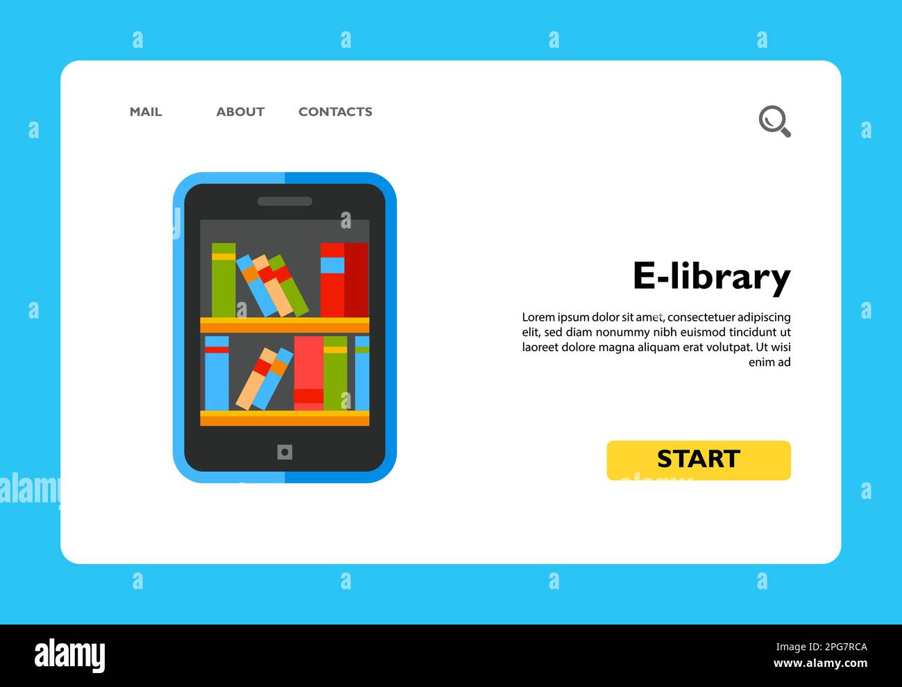 Electronic reference library Stock Vector Images - Alamy