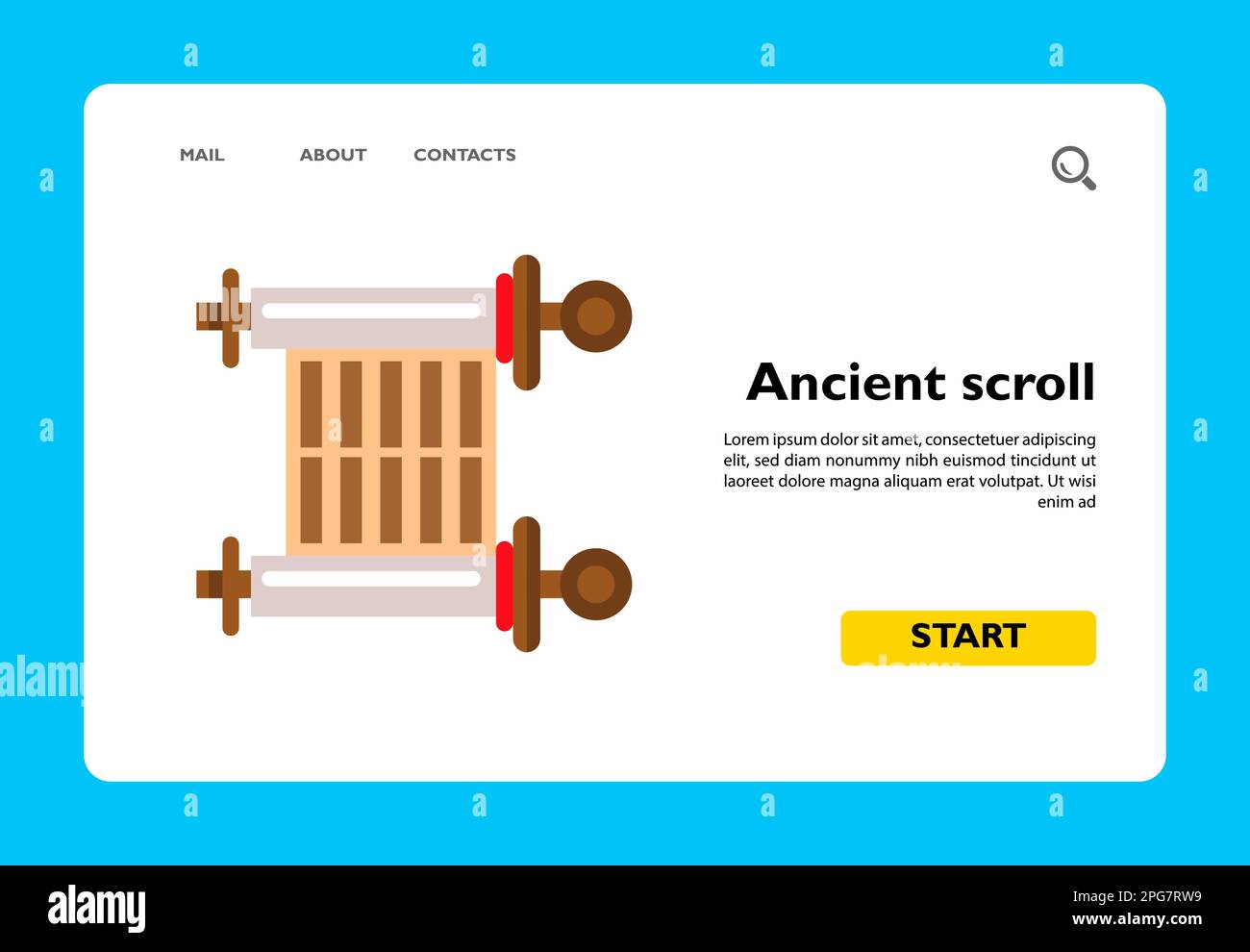 Ancient scroll icon Stock Vector Image & Art - Alamy