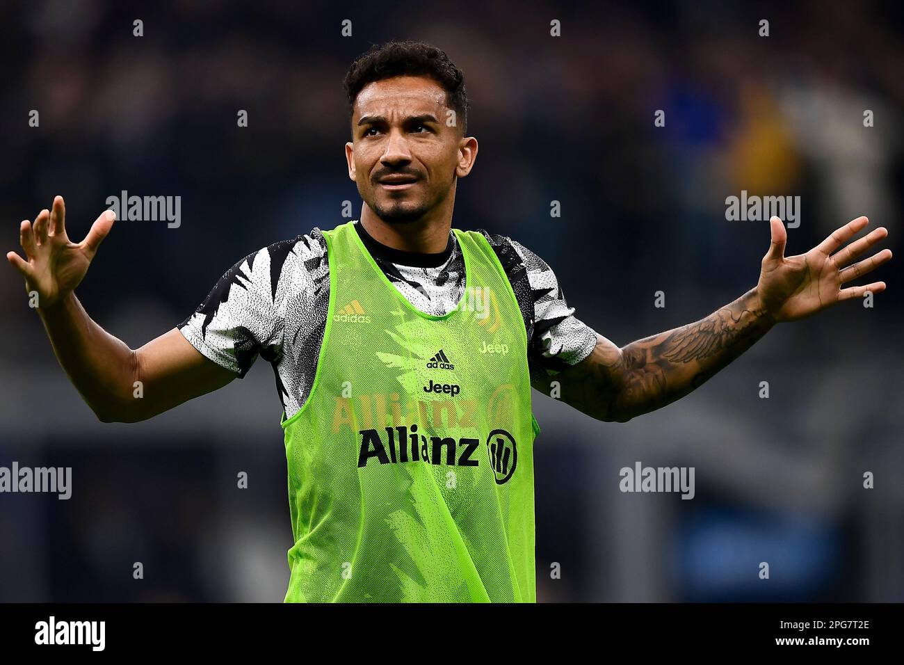 Milan, Italy. 19 March 2023. Danilo Luiz da Silva of Juventus FC in ...
