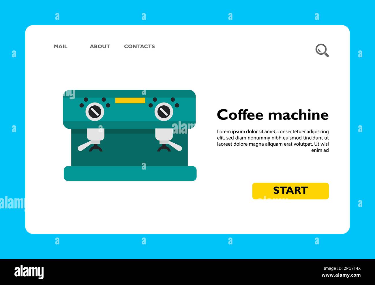 Bar coffee machine icon Stock Vector Image & Art - Alamy