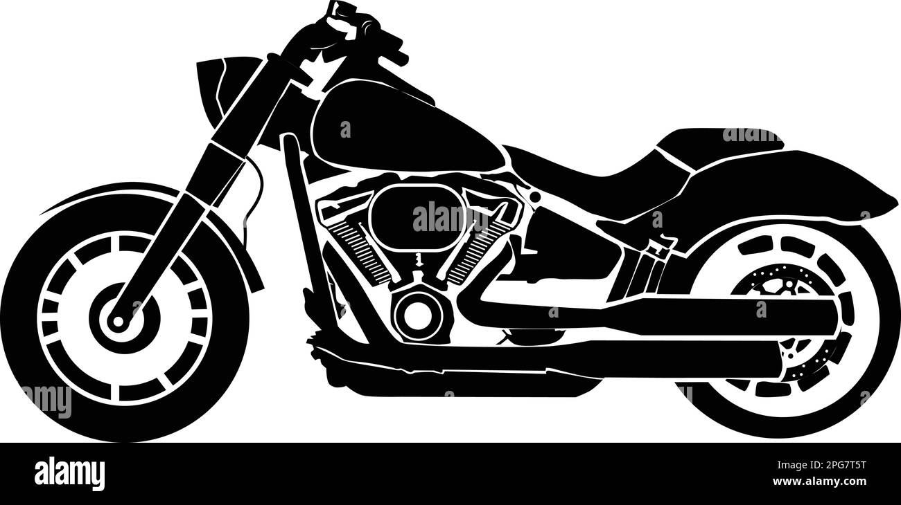 Harley rider silhouette hi-res stock photography and images - Alamy