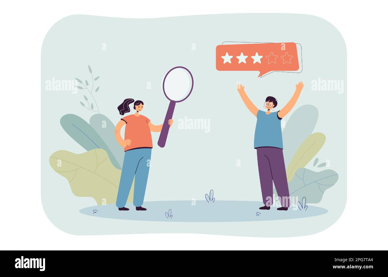 Customer reviews template hi-res stock photography and images - Alamy