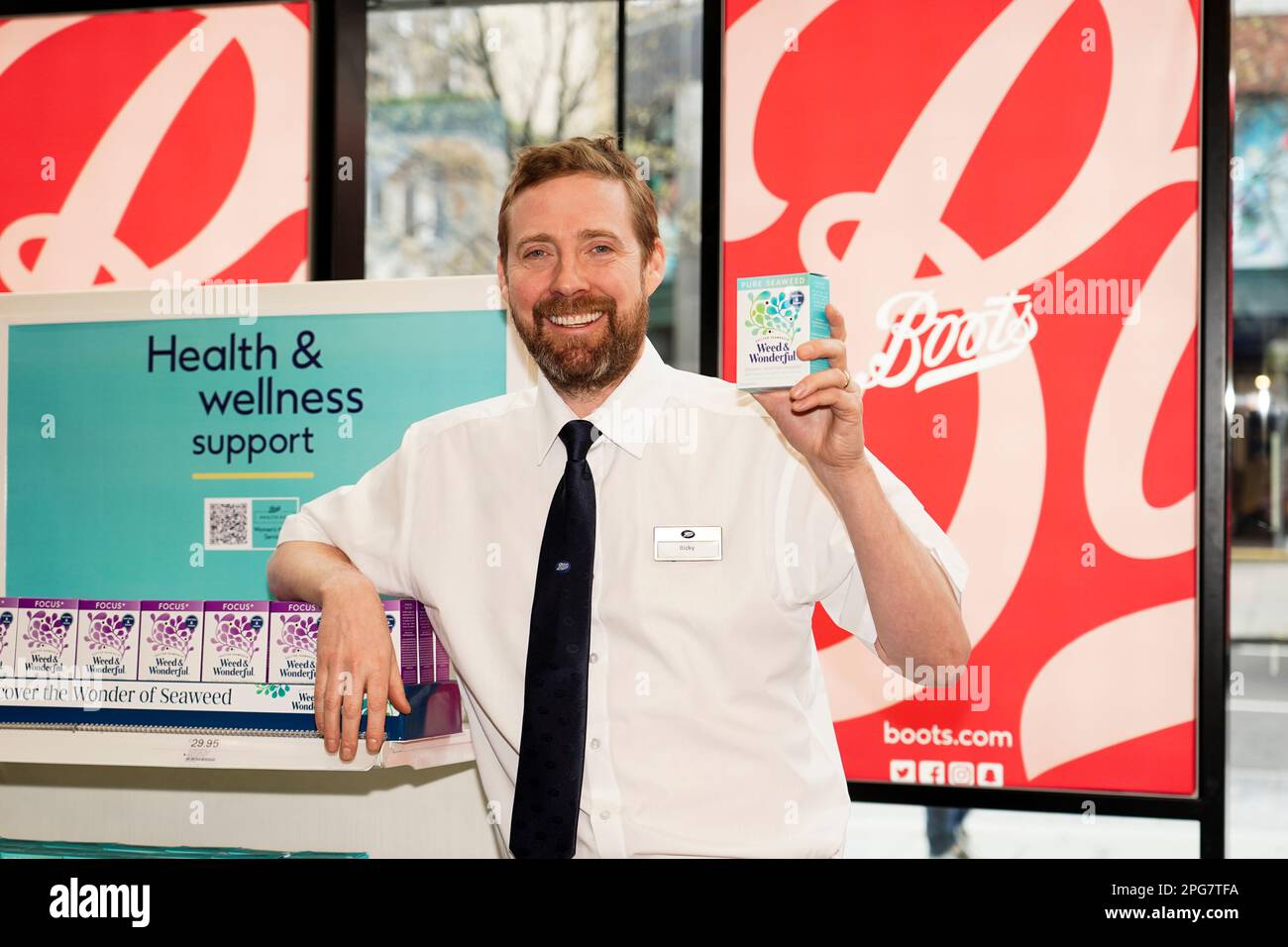 Ricky Wilson from the Kaiser Chiefs during a photo call in his role as ...