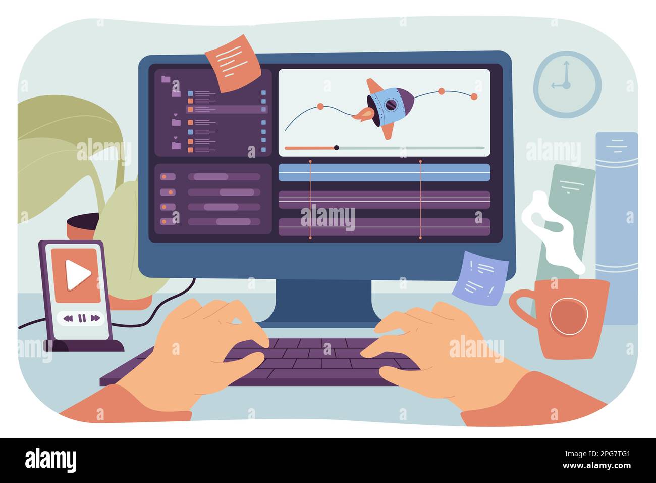 Video game programmer image Cut Out Stock Images & Pictures - Alamy