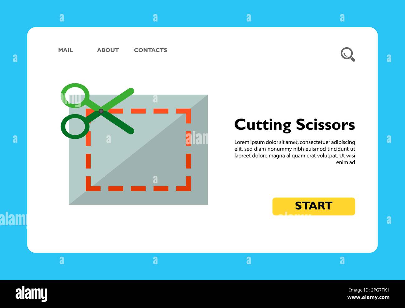 Cutting Scissors Icon Stock Vector Image & Art - Alamy