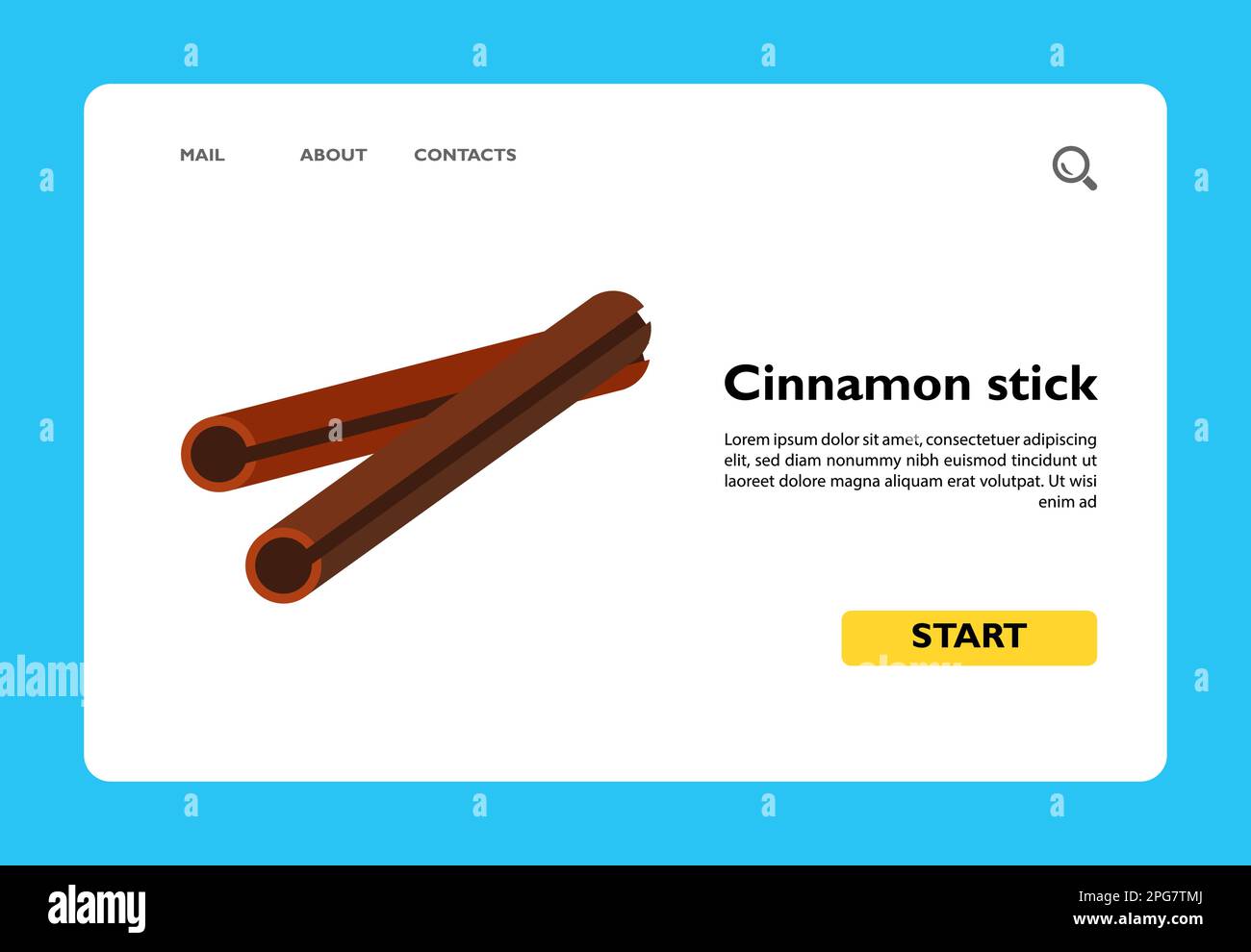 Cinnamon stick icon Stock Vector Image & Art - Alamy