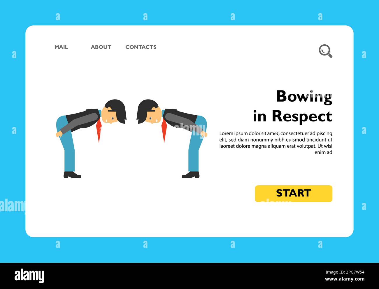 Bowing in Respect Icon Stock Vector Image & Art - Alamy