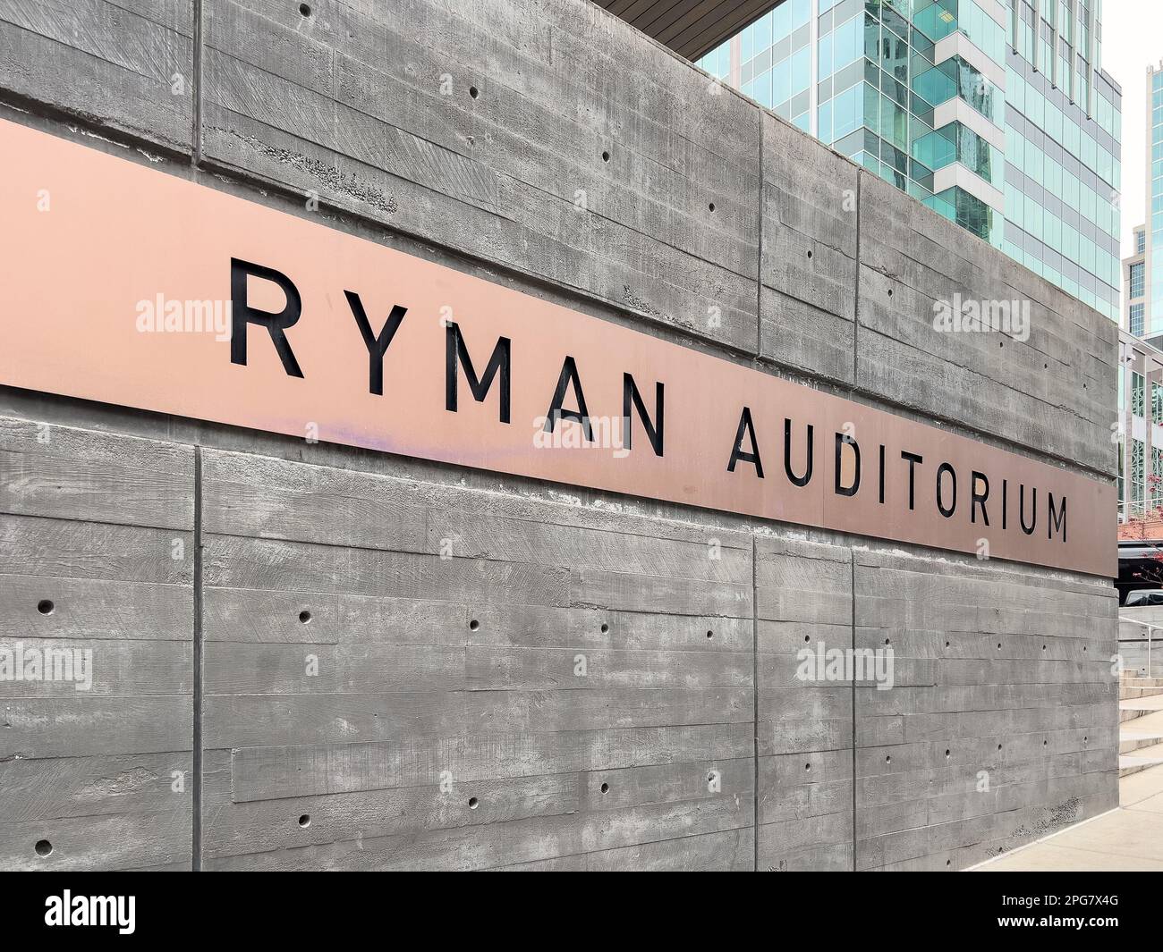 The Ryman Auditorium is a world renowned music venue in Nashville, TN ...