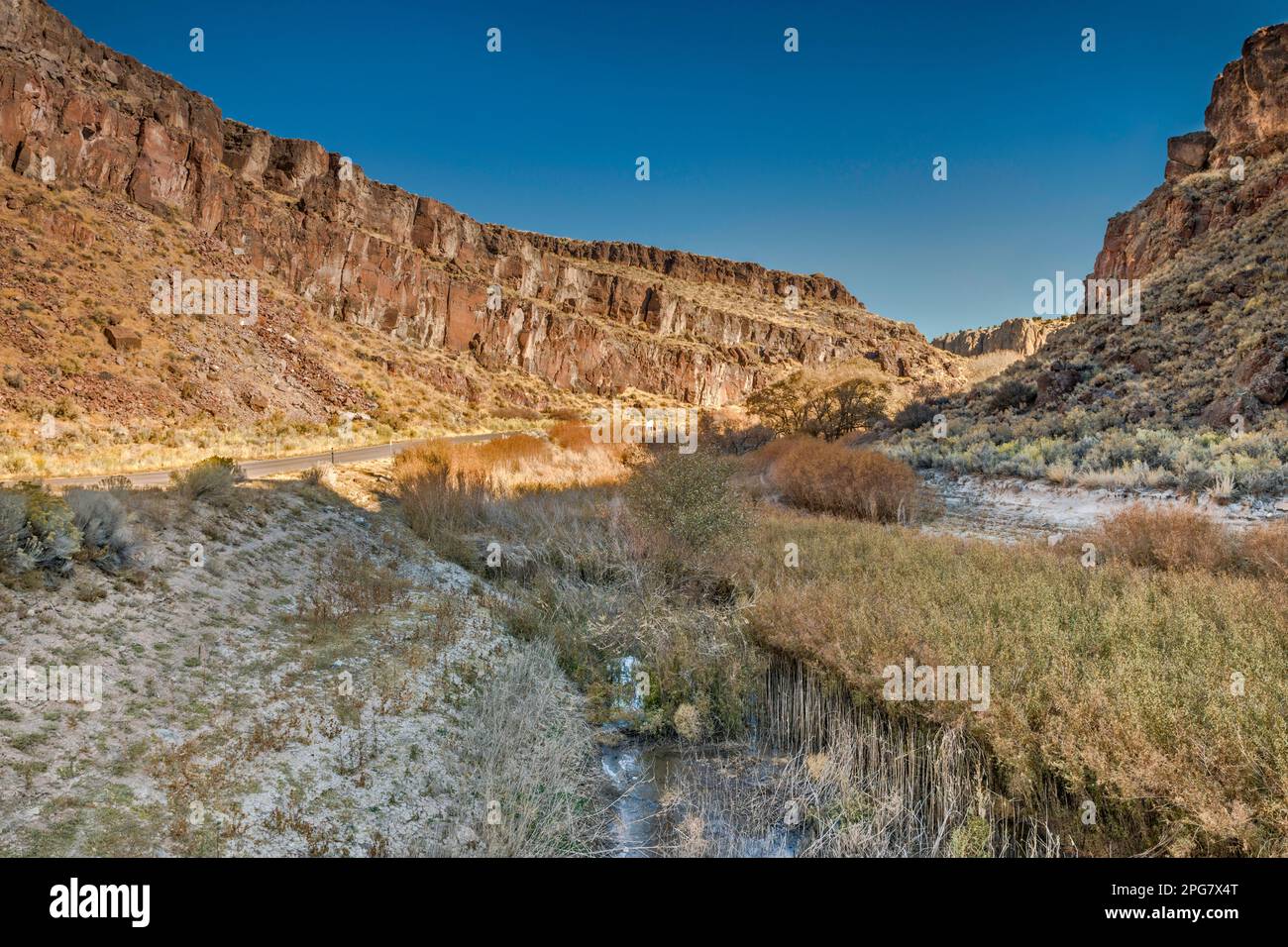 Cliffs at Echo Canyon, Meadow Valley Wash, Wilson Creek Range, near ...