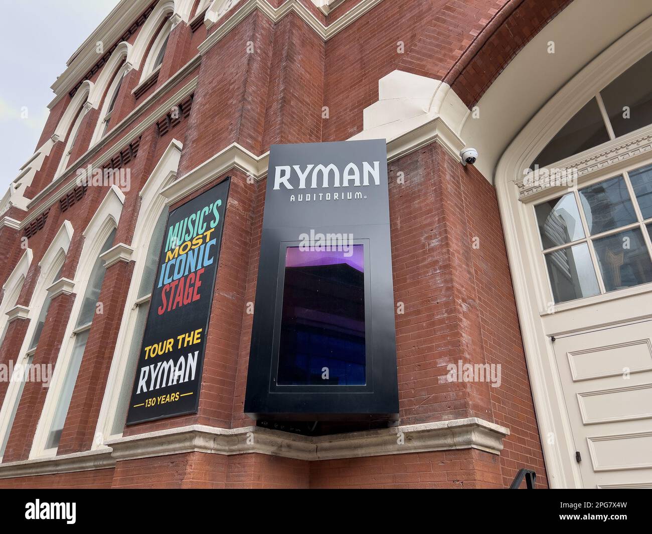 The Ryman Auditorium is a world renowned music venue in Nashville, TN ...