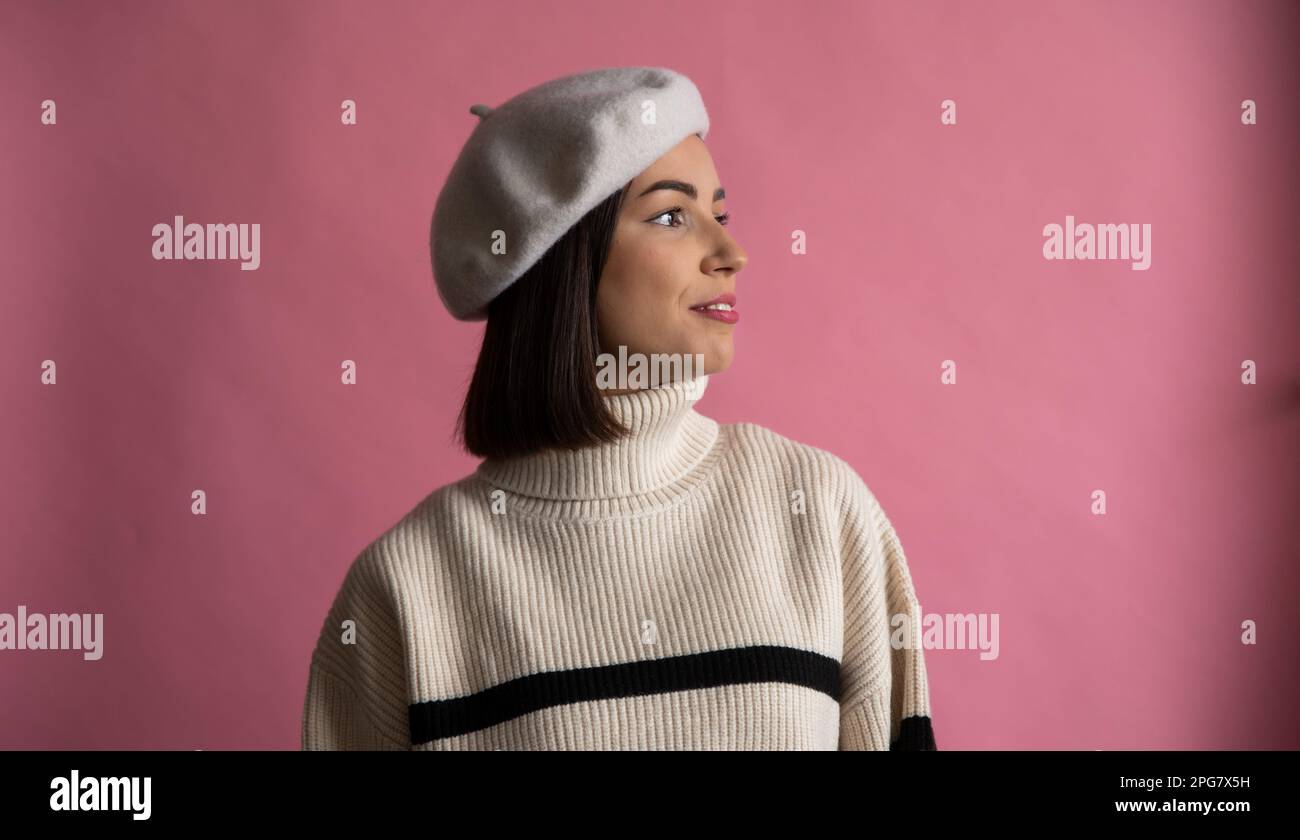 Beautiful french woman paris hi-res stock photography and images - Alamy