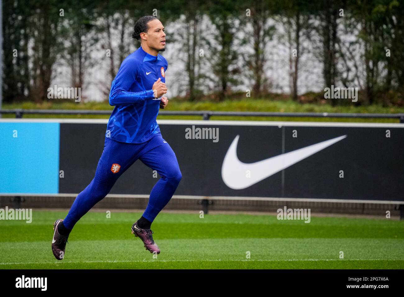 ZEIST, NETHERLANDS - MARCH 21: Virgil van Dijk of the Netherlands ...