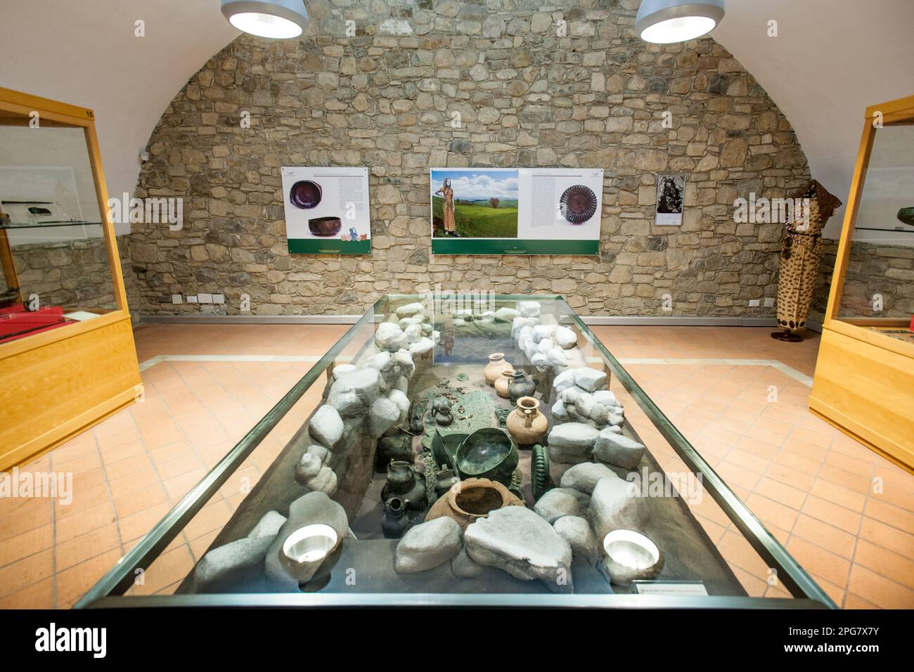 tomb of the princess, civic archaeological museum, Bisaccia, Irpinia ...