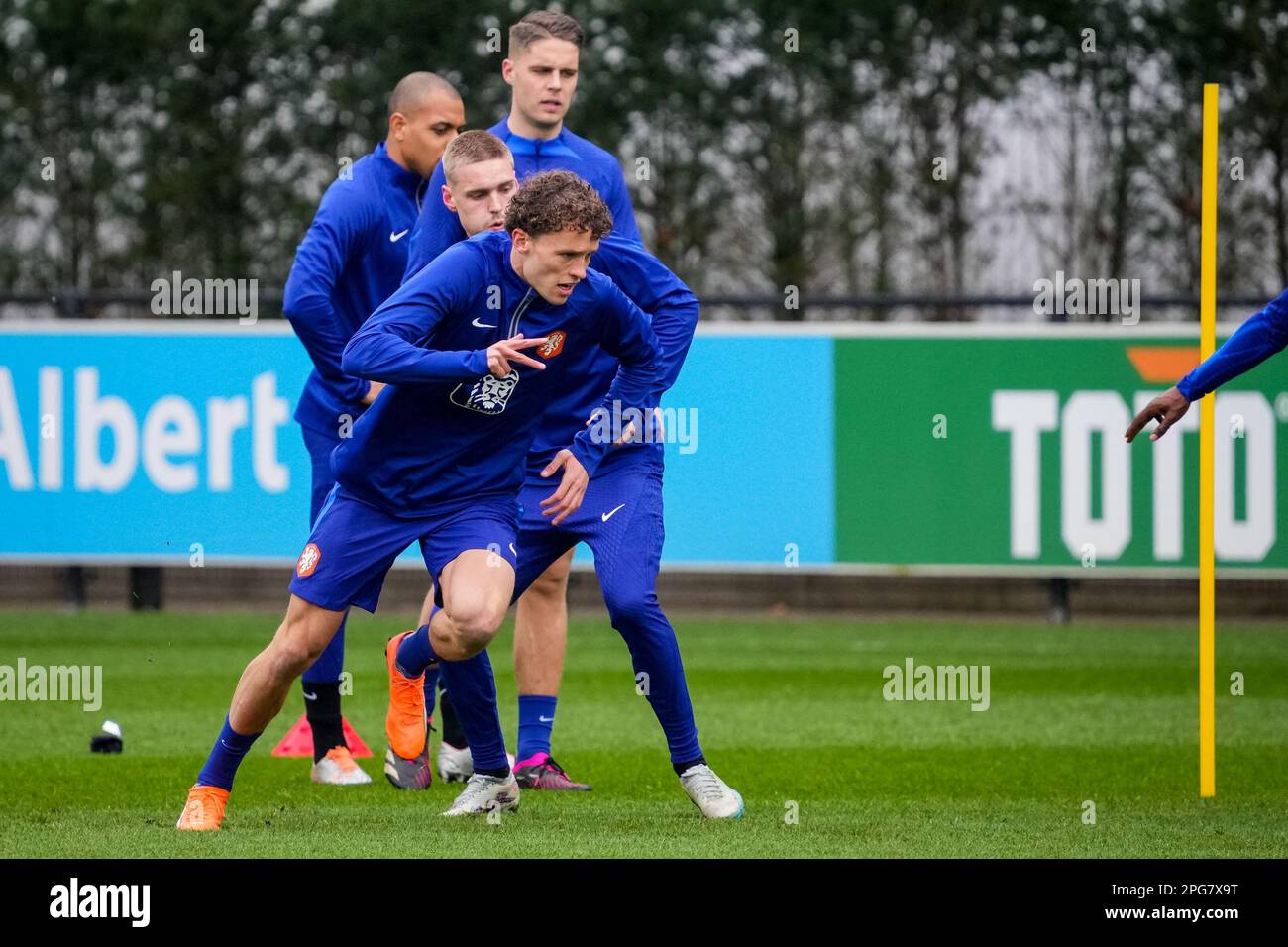 ZEIST, NETHERLANDS - MARCH 21: Mats Wieffer of the Netherlands during a Training Session of the ...