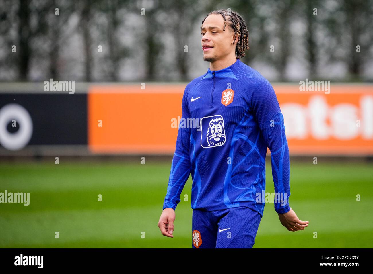 ZEIST, NETHERLANDS - MARCH 21: Xavi Simons of the Netherlands during a ...