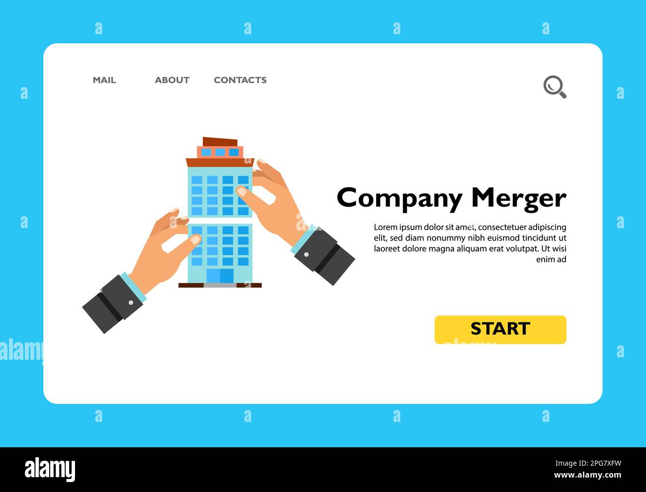 Company Merger Concept Icon Stock Vector Image & Art - Alamy