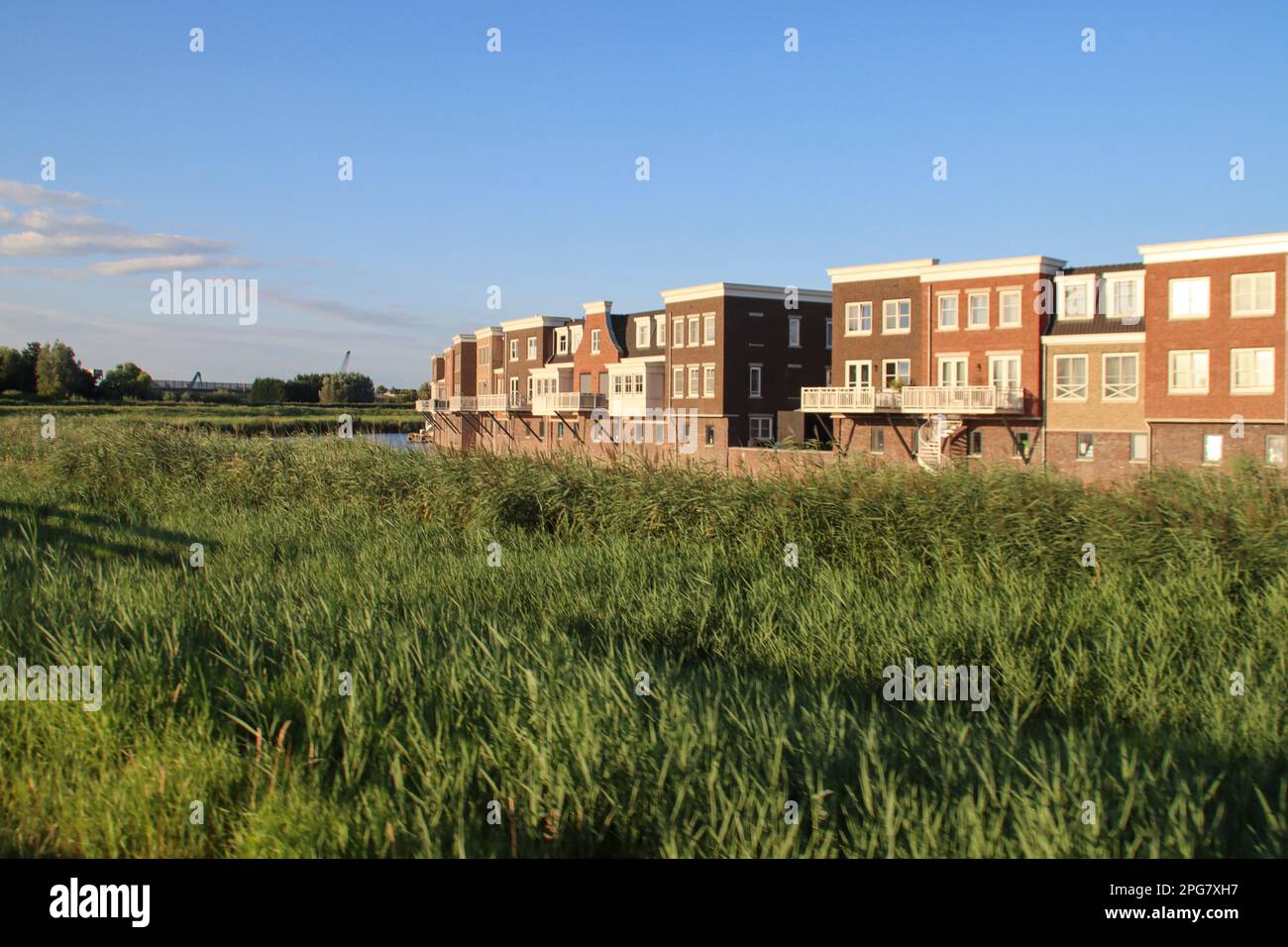 New residential district Westergouwe on th outskirts of Gouda in the ...